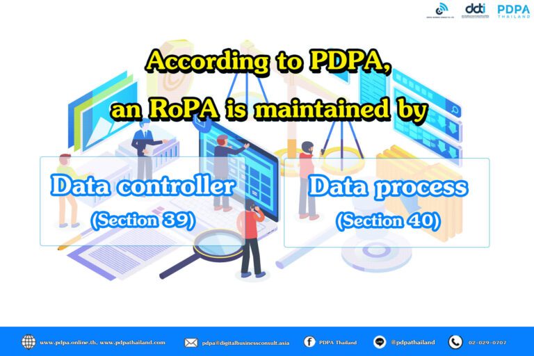RoPA (Record of Processing Activities) คืออะไร ใครต้องทำ? - PDPA Thailand