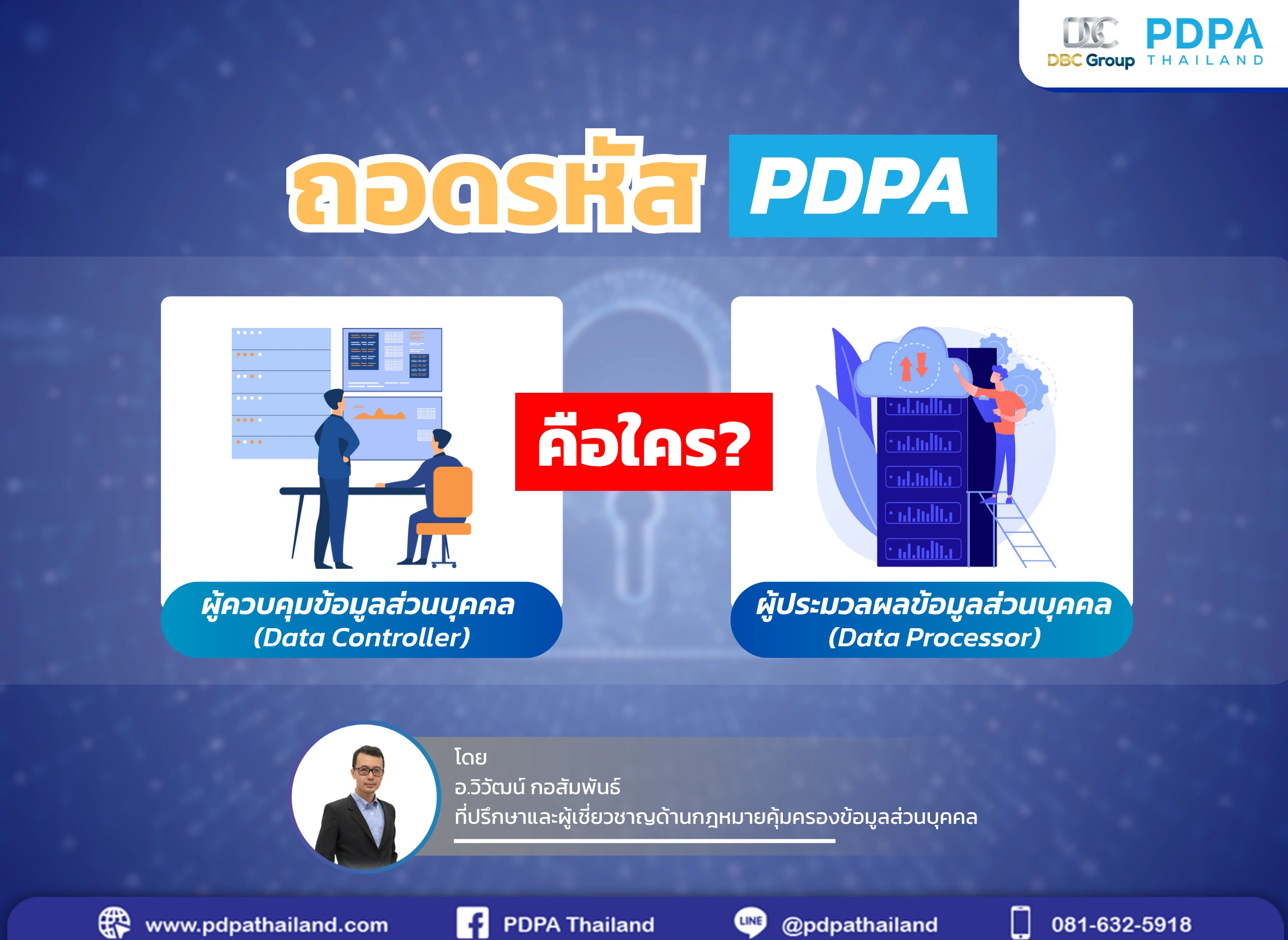 Data Controller vs Data Processor ใน PDPA: คือใคร พร้อมแนวปฏิบัติ